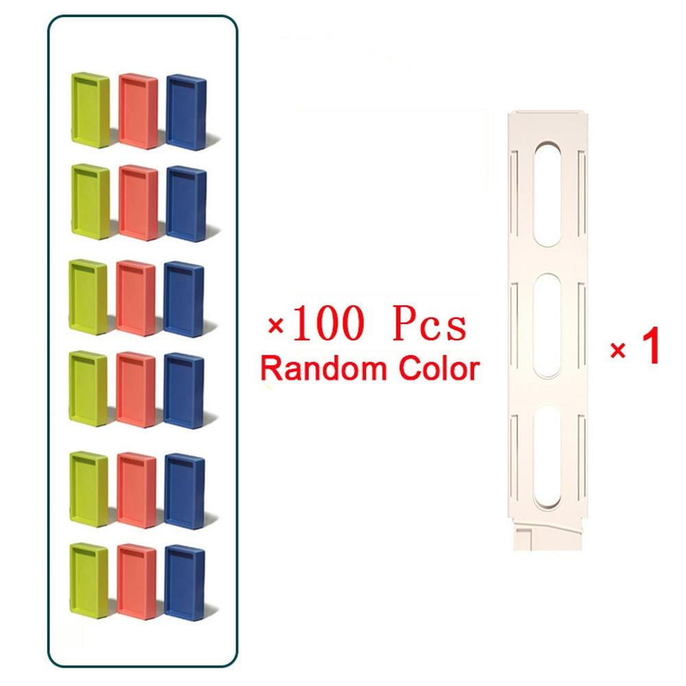 Godderr Domino Train Toy Set For Kids , Domino Blocks Set Building ...