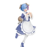 Taito Re:Zero Coreful ~Memory Snow Puppy~ Rem Figure (Renewal Edition ...