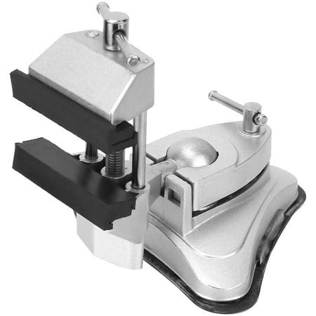Vacuum Base Vise Aluminium Alloy Miniature Vise 360 Degrees Rotation ...
