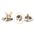 XISAOK Belly Dancing Cymbals Finger Cymbals with Wooden Handles ...
