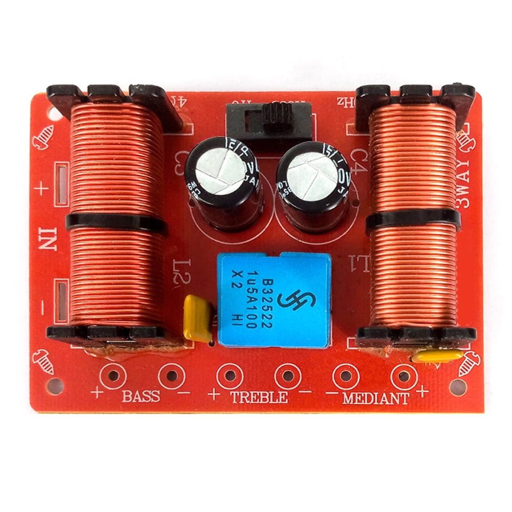 Divisor frecuencia altavoz 3 vías 150 W módulo filtro cruzado Hi-Fi ...