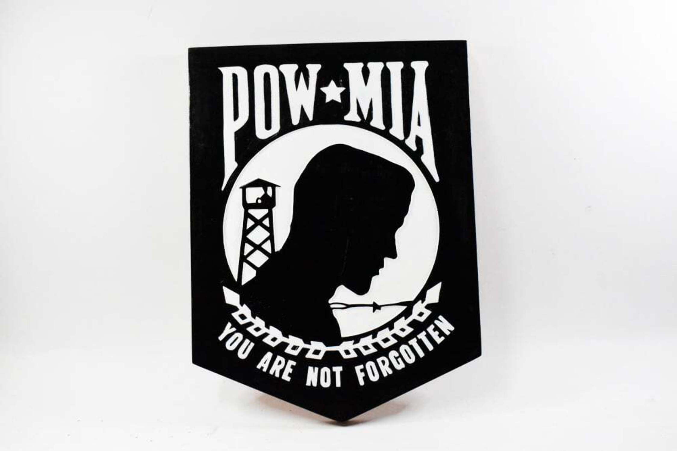 POW /MIA Plaque,14, Mahogany - Walmart.com