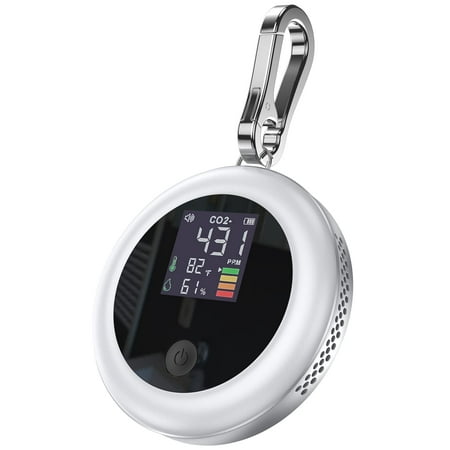 JOYWEI Portable CO2 Monitor Meter Sensor Indoor with Alarm, Air Quality ...