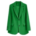 AKOEE Business Casual Outfits Women Long Sleeve Blazer Suit Jacket with ...