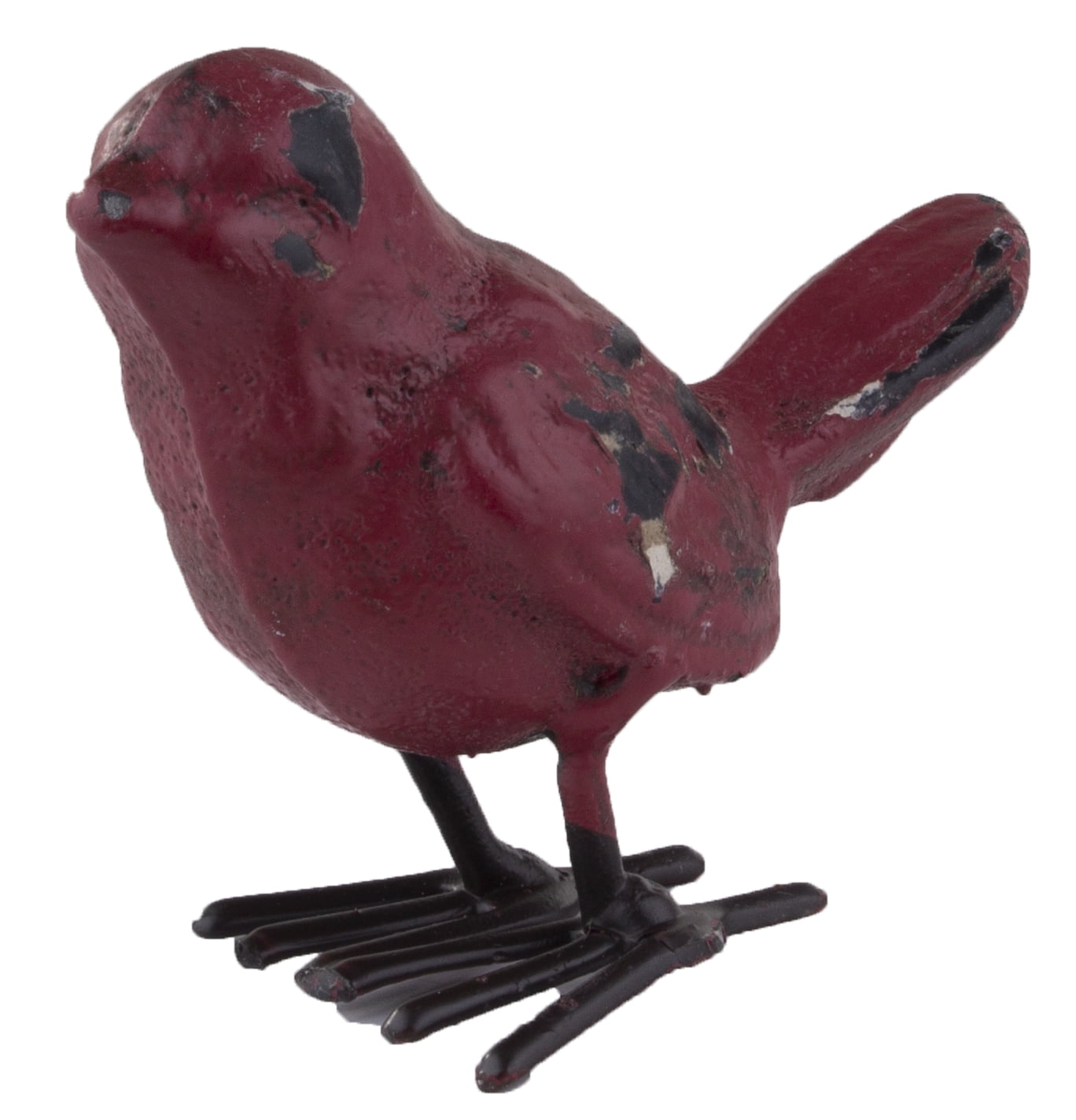 Super Cute Mini Cast Iron Bird Figurine In Choice Of Color (Red ...