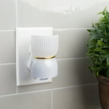 Better Homes & Gardens Aroma Accents Fragrance Plug Ribbed White Glass ...