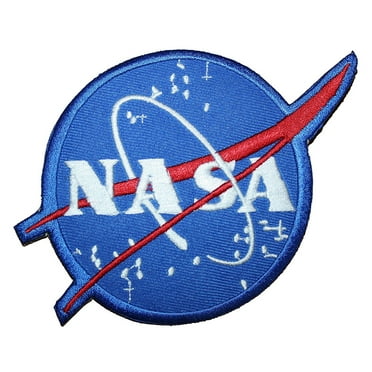 NASA Logo Patch Blue & White 3" - Walmart.com