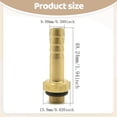 Metal Gas Stove Valve Adapter,Heavy-Duty Camping Cookware Connector ...