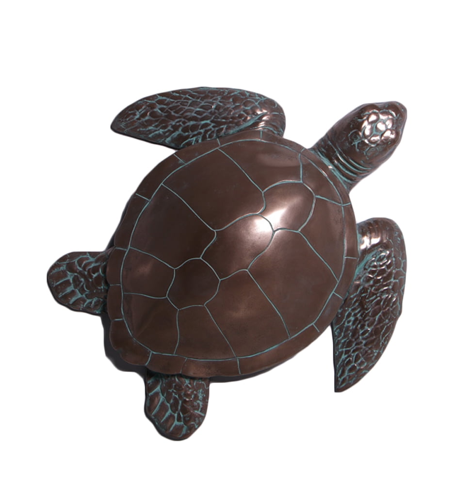Sea Turtle Wall Mount Large Sculpture 28 Inch Bronze Finish - Walmart.com