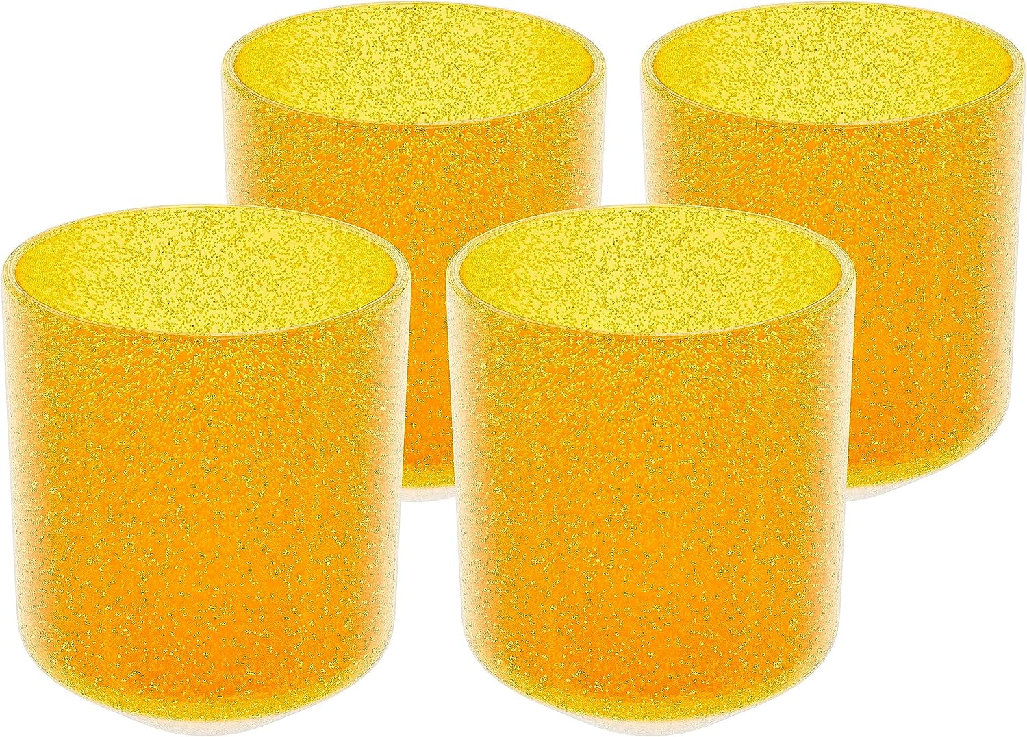 Elle Decor Vintage Drinking Glasses Set of 4 Bubbled Stemless Glasses ...