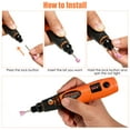 Rechargeable Wireless Electric Lithium-Ion Rotary Tool Kit - 3 Speed ...
