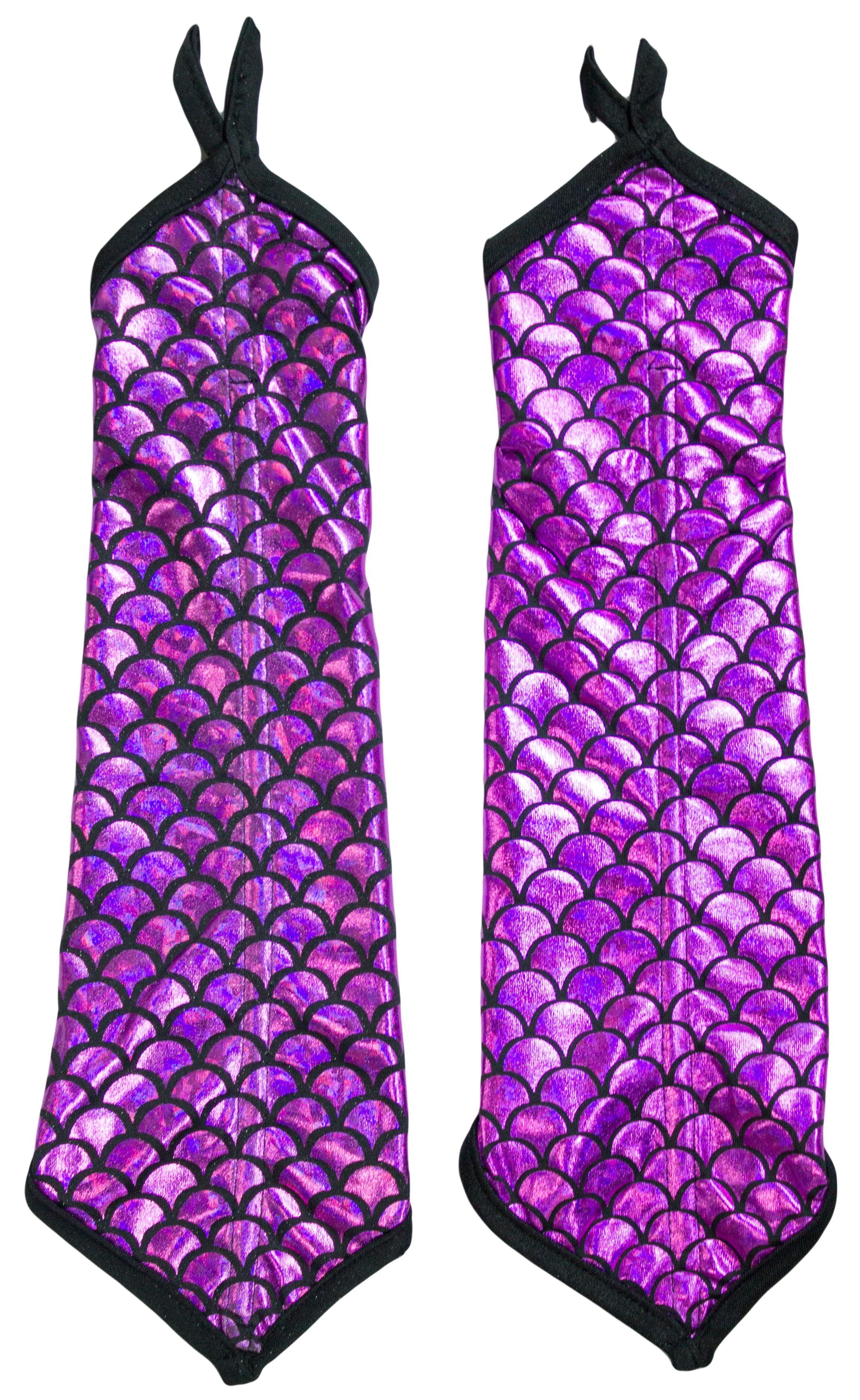 Adult Halloween Costume Accessory - Mermaid Arm Sleeves - Walmart.com