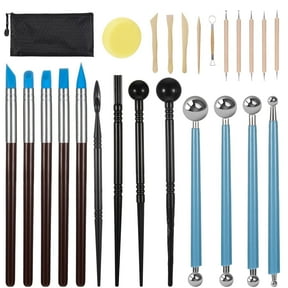 ROSENICE 10PCS Clay Needle Tools Pottery Carving Stainless Steel Rod ...