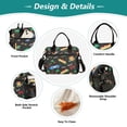 ALAZA Pizza on Skateboard Print Cooler Lunch Bag Insulated Reusable ...