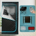 ZONEMELPortable Far Infrared Sauna Tent with Foldable Chair & Remote ...