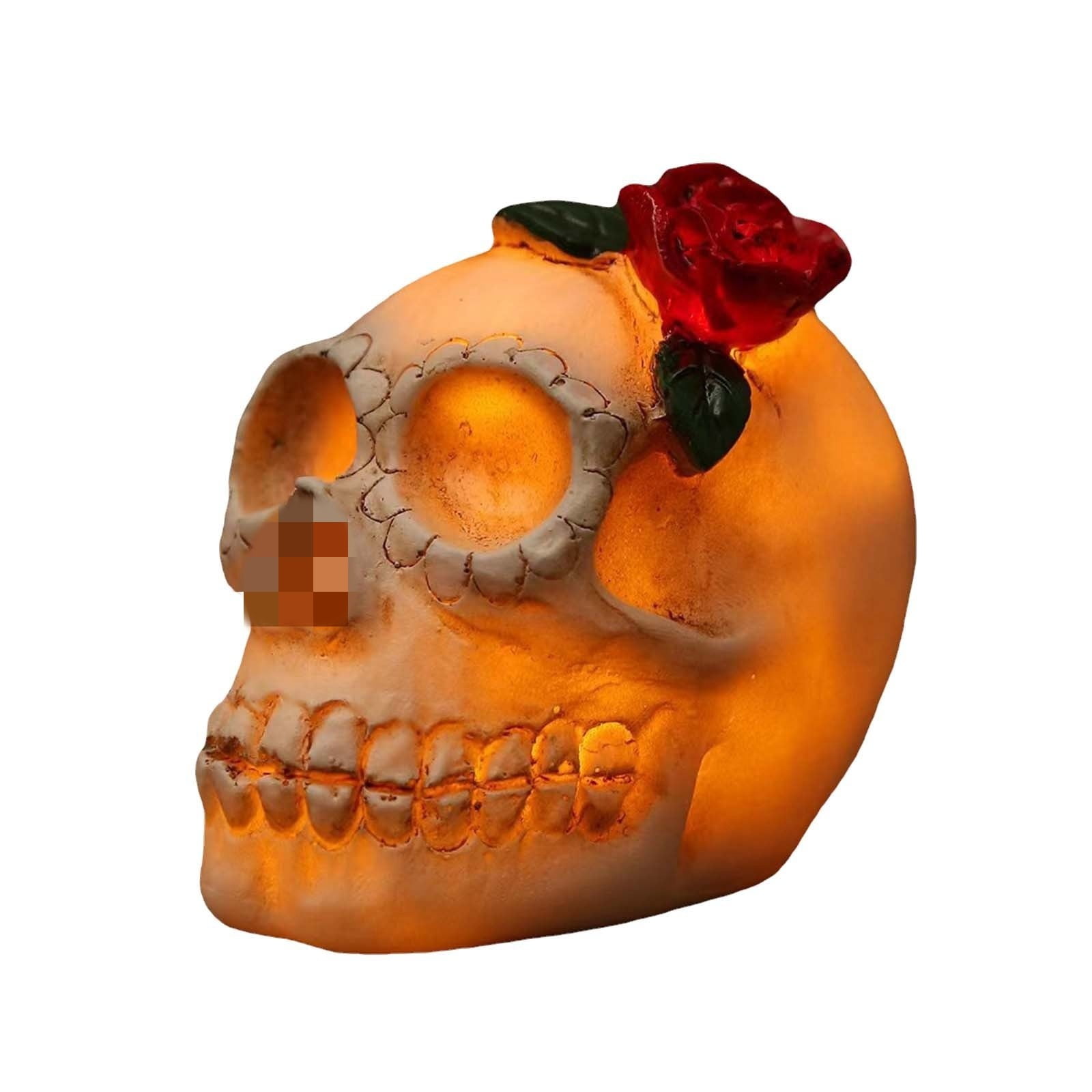 Click here for Binwennn Halloween Led Glowing Resin Head Desktop... prices
