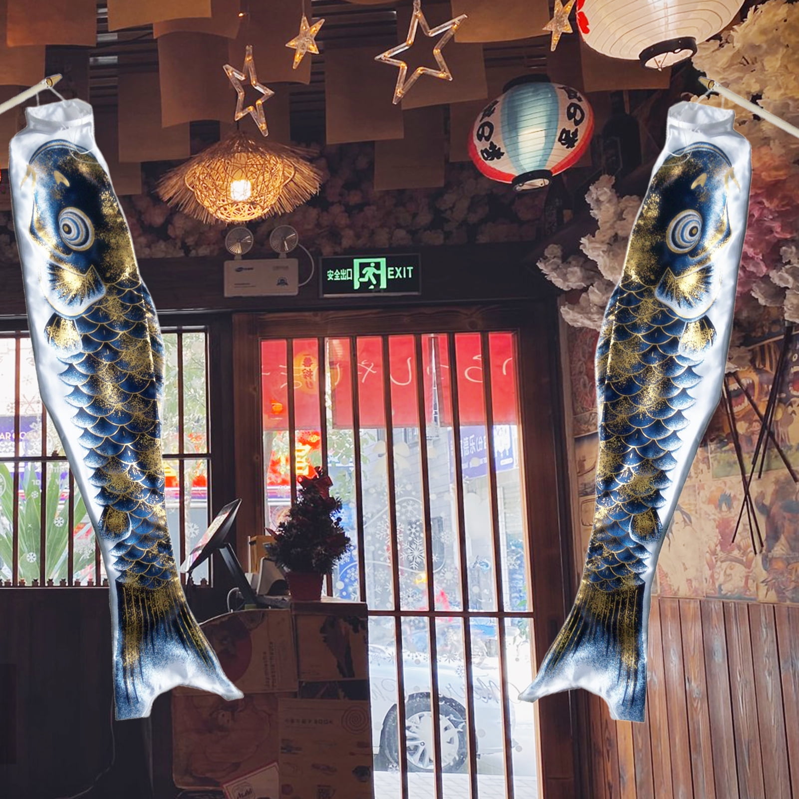 Dream Lifestyle Carp Flag Realistic Appearance Ornamental Cloth Hanging ...