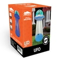 Joyfy 4 FT Halloween Inflatable UFO Alien Decoration with Built-in LEDs ...