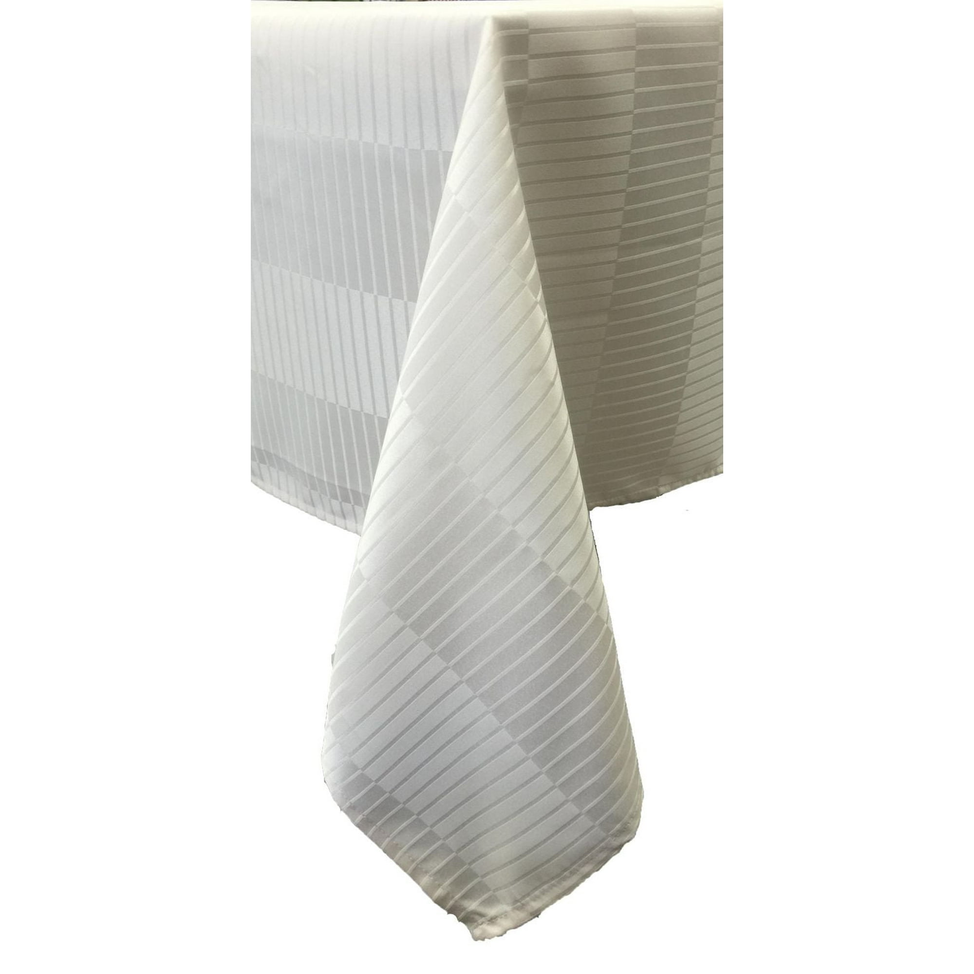 Click here for Fabstyles Premium Stripe Spill-Proof Tablecloth 58... prices