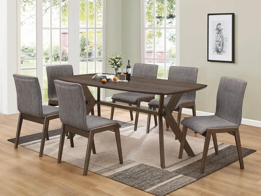 Coaster Company McBride Retro Dining Table, Warm Brown - Walmart.com