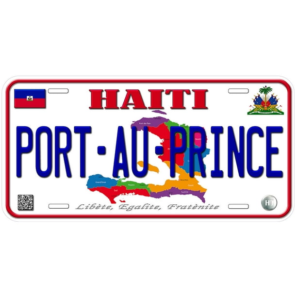 Haiti Port-au-Prince Custom Caribbean Novelty Car License Plate ...