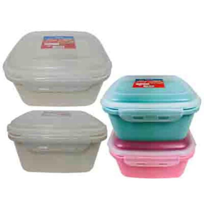 FamilyMaid 61251D 8 x 8 in. Square Food Container, Assorted Color ...