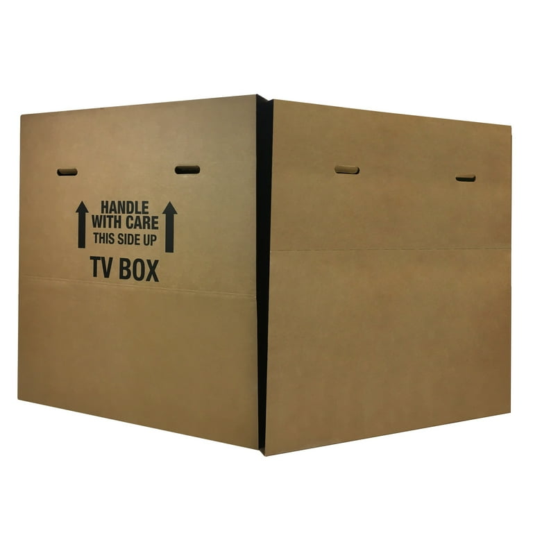 Tv cardboard boxes store