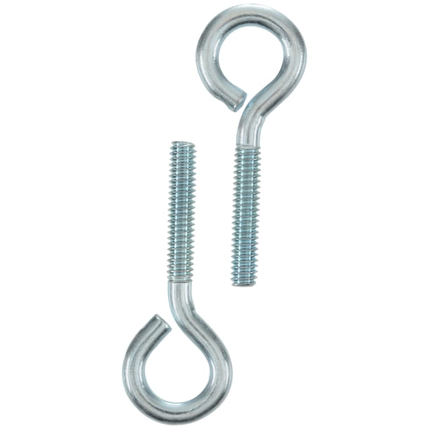 Bulldog Hardware 1/4 in. x 2-1/2 in. Eye Bolt, Zinc Plated, 2 Pack ...