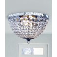 Elegant Designs 2 Light Victoria Crystal Rain Drop Ceiling Light ...