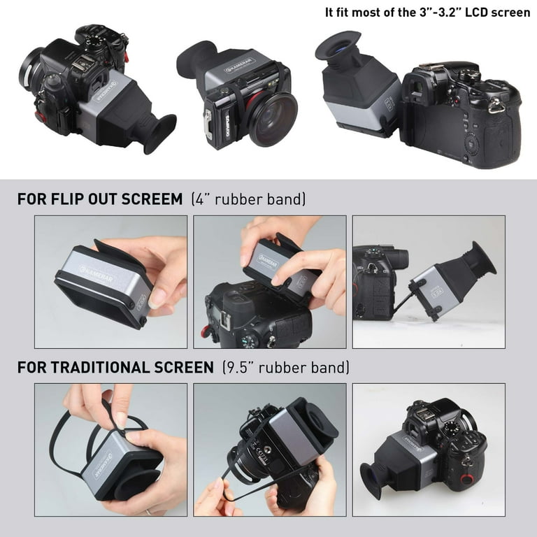 Dslr Lcd Magnifier Screen Back