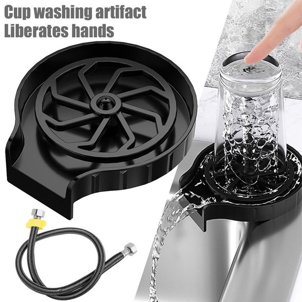 MYG Automatic Glass Rinser Bar Coffee Cup Cleaner Kitchen Sink Pitcher ...