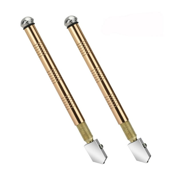 Xinxinyy 2 Pieces Glass Slicer Compact Size DIY Prop Tiling Tool ...