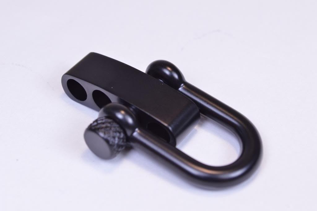 Black Adjustable Shackle - 5 pack - Great for Paracord Crafts - Walmart.com