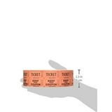 Indiana Ticket Company 56759 Raffle Tickets, (4 Rolls of 2000 Double ...