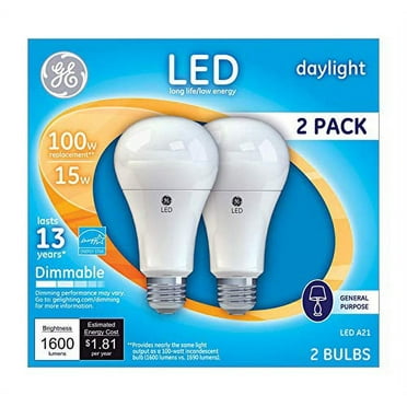General Electric Led 9w Sw A19 Non-dim 2pk - Walmart.com