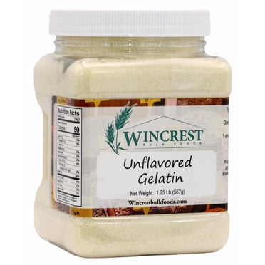 Great Value Unflavored Gelatin, 0.25 Oz, 4 Count - Walmart.com
