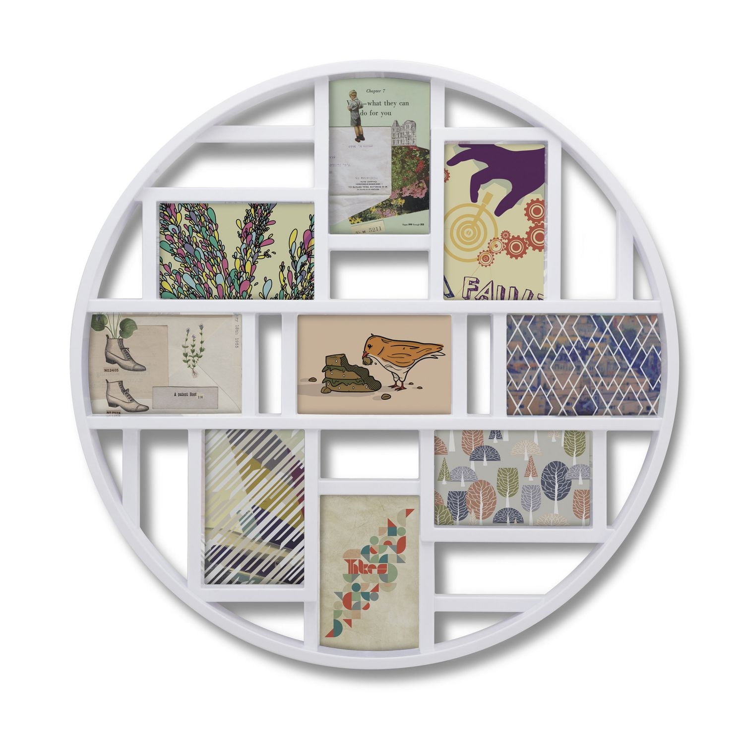 Click here for Umbra Luna Photo Display 9 Openings White prices