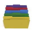MyOfficeInnovations Colored 3-Tab File Folders Legal Assorted Colors ...