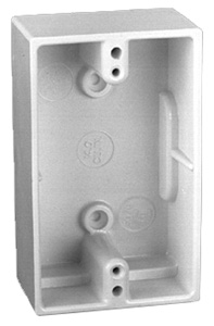 Thomas & Betts White Single Gang Boxes 5070-WH - Walmart.com