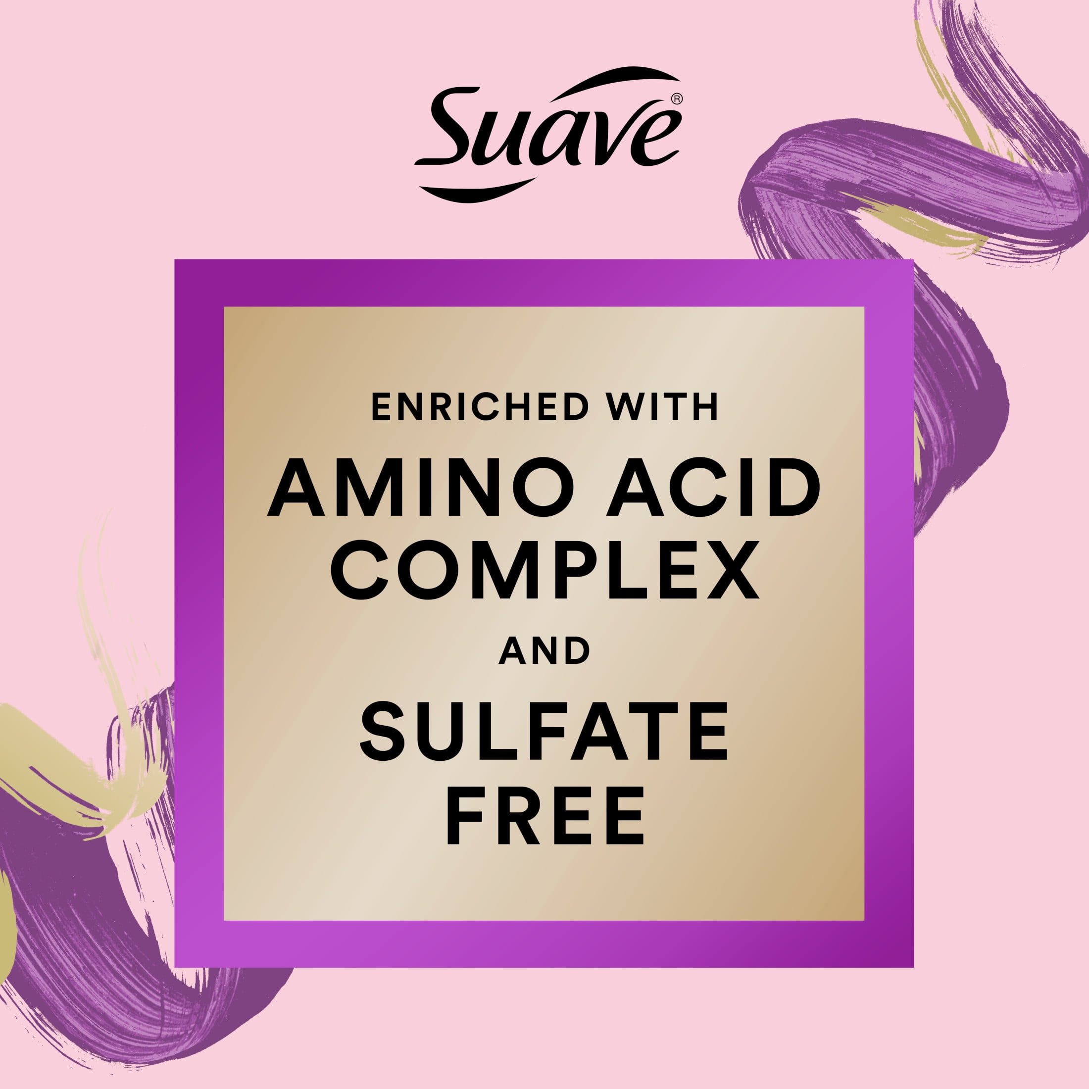 Buy Suave Pink Luscious Curls Curl Defining Shampoo with Amino Acid ...