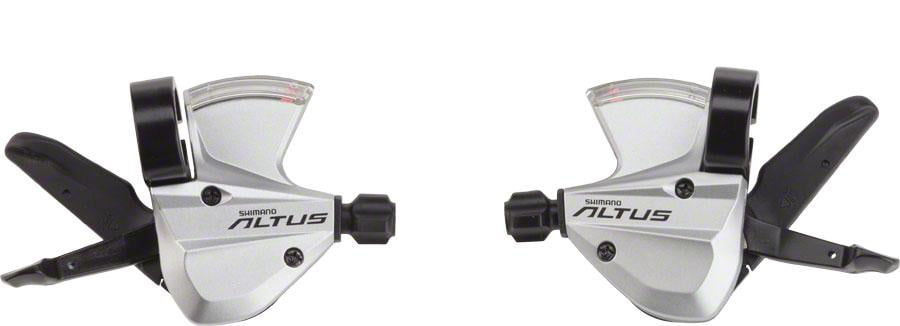 Shimano Altus M370 3x9-Speed Shifter Set, Silver - Walmart.com