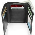 Genuine Leather Trifold Wallets For Men - Mens Trifold Wallet With ID ...