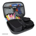 USA Gear Hot Glue Gun Case with Mesh Pocket, Extra Pouches, Hard ...