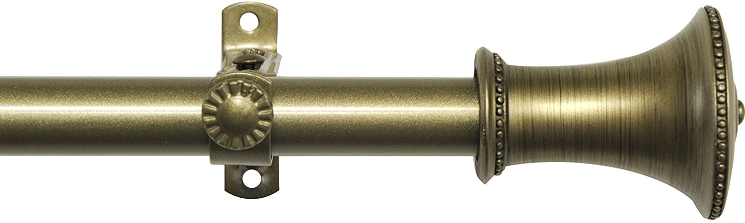 Camino Embrace Decorative Curtain Rod and Finial - Walmart.com