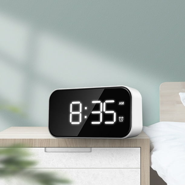 Alarm Clock Touch Control Snooze Function Full Screen LED Digital ...