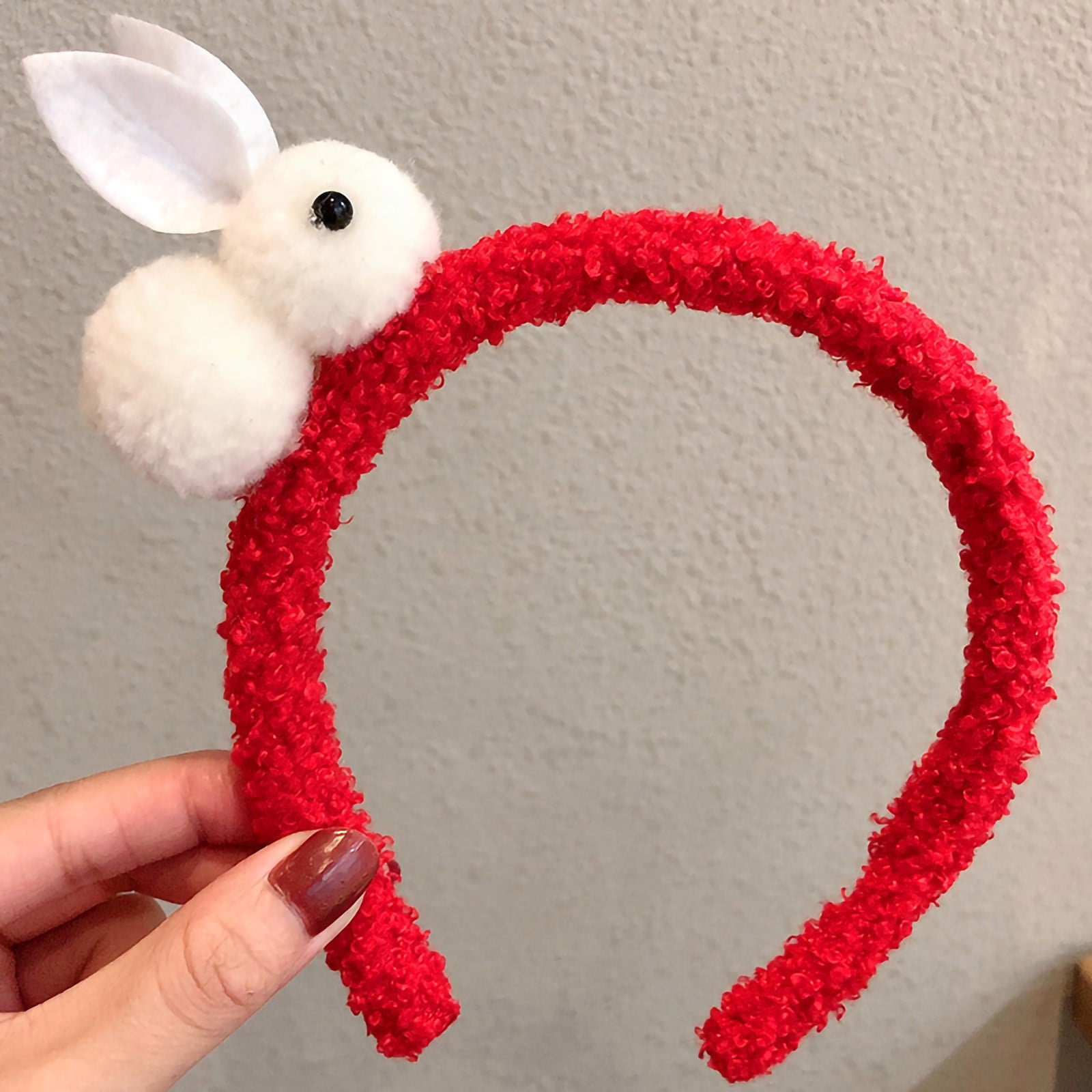 Kiplyki Cute Bunny Girl Hair Hoop Cute Girl Hair Hoop Children Furry ...