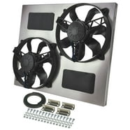 Derale Performance 16826 Gray/Black High Output Dual Radiator Fan ...