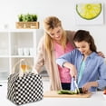 ACDANC Insulated Lunch Bag for Women Men,Cute Corduroy Lunch Box Tote ...