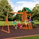 Backyard Discovery Tucson Cedar Wooden Swing Set - Walmart.com
