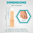 Guuyoo Hammer Toe Corrector, Cushioned Splint and Wrap, Orthopedic Toe ...